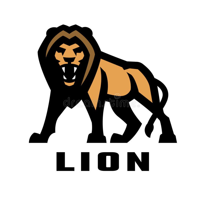 Lion logo, symbol. stock vector. Illustration of icon - 342446285