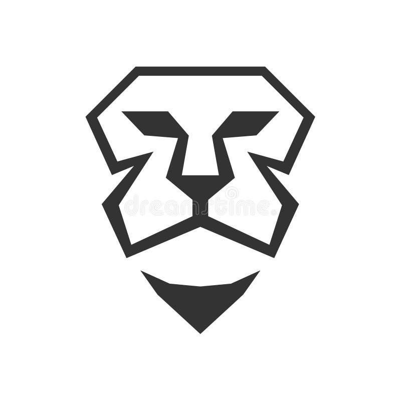 Lion Logo Template. Icon Illustration Brand Identity. Isolated and Flat ...