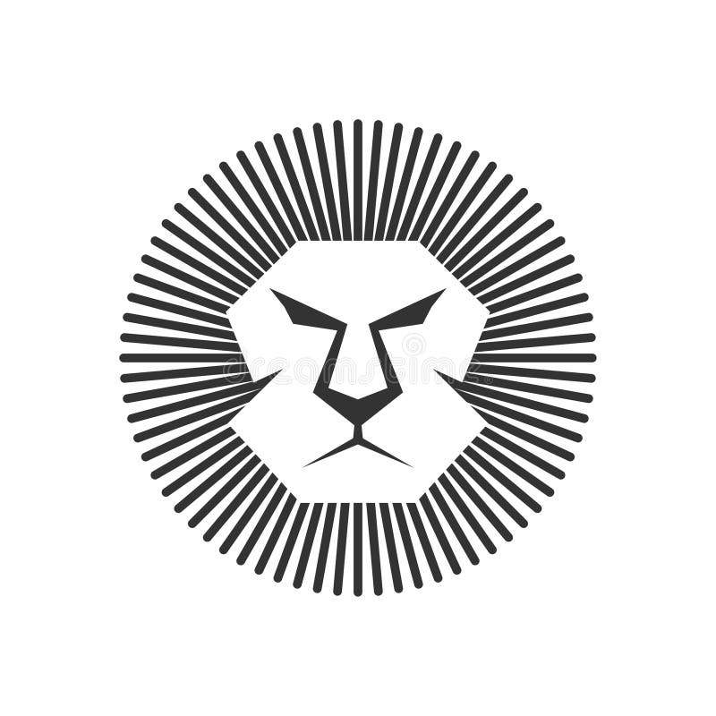 Lion Logo Template. Icon Illustration Brand Identity. Isolated and Flat ...