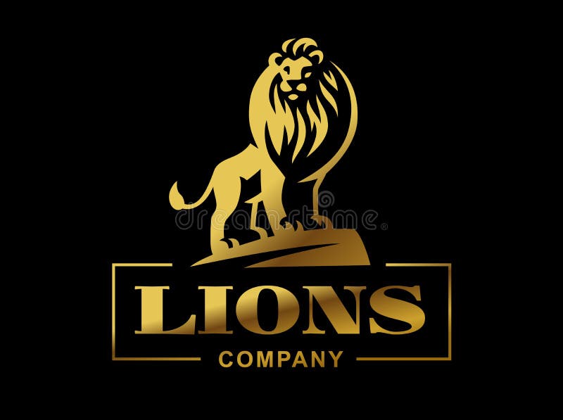 Gold Lion Logo Stock Illustrations – 5,307 Gold Lion Logo Stock ...