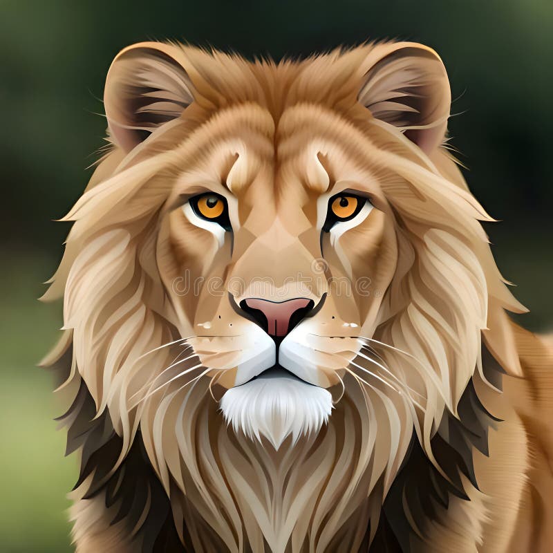 Courageous Lion Clipart