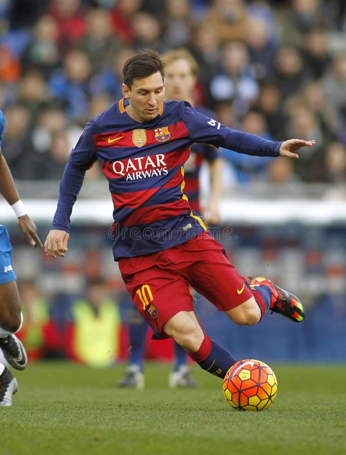 Lionel Messi Du FC Barcelone Image éditorial - Image of lion, argentin ...