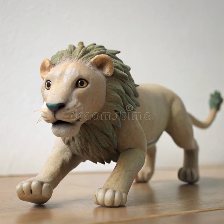 Lion is screaming picture stock illustration. Illustration of wild ...