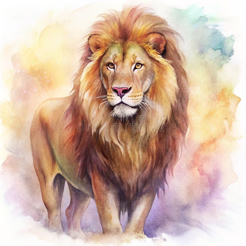 Lion stand up picture stock illustration. Illustration of wild - 335066358