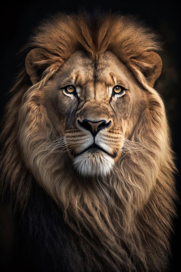 Angry Lion Portrait Stock Illustrations – 592 Angry Lion Portrait Stock ...