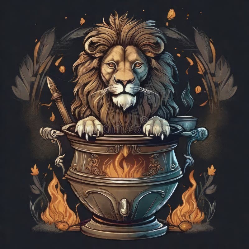 Lion Pot Stock Illustrations – 214 Lion Pot Stock Illustrations ...