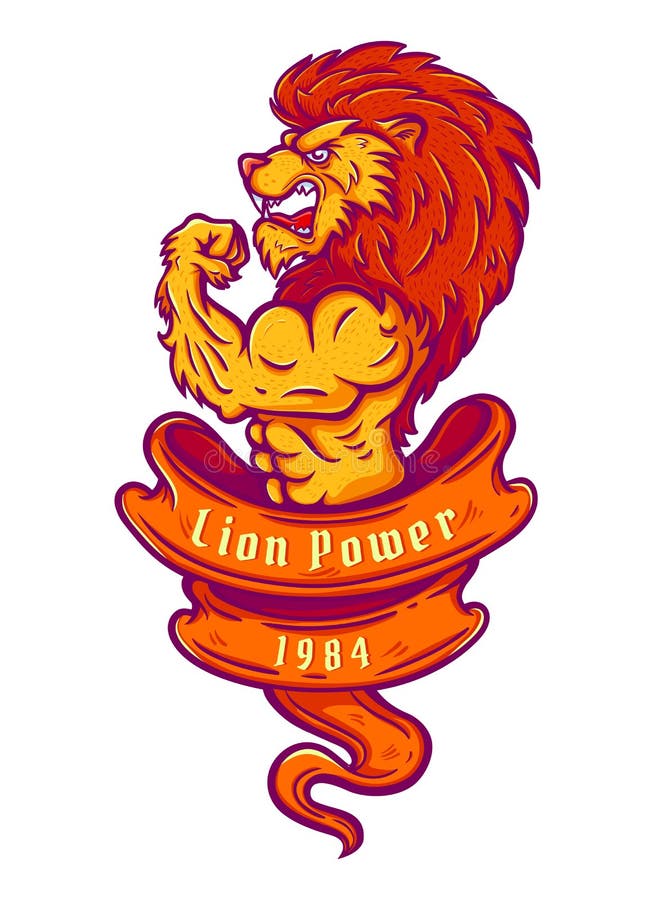 Lion power stock vector. Illustration of king, isolated - 54851441