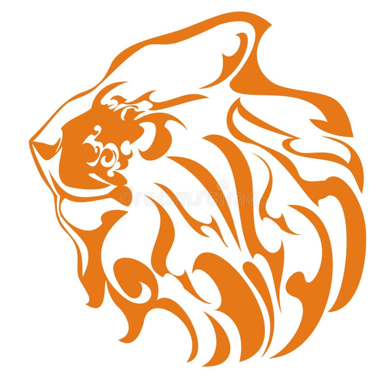 Orange Lion Stock Illustrations – 21,159 Orange Lion Stock ...