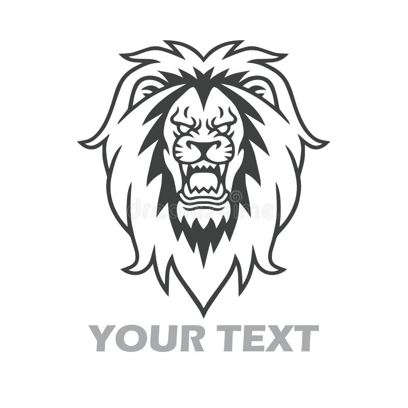 Lion Roar Logo Vector illustration de vecteur. Illustration du concept ...