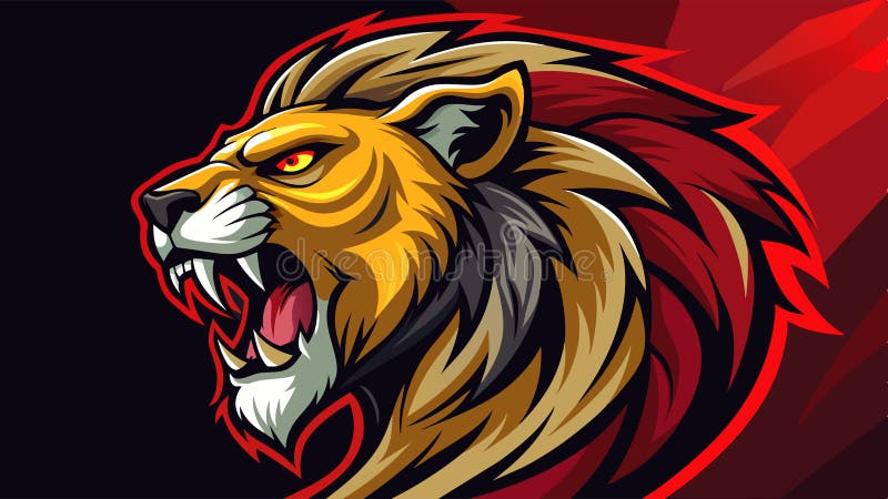 Lion Roar Logo Vector Design Stock Vector - Illustration of tiger ...