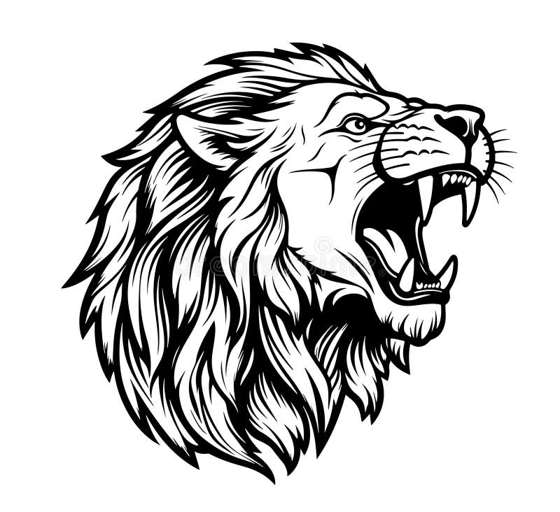 Lion Roar Logo Vector Icon Sports Mascot Template Stock Illustration ... Lion Roar Logo Vector Icon Sports Mascot Template Stock Illustration ...
