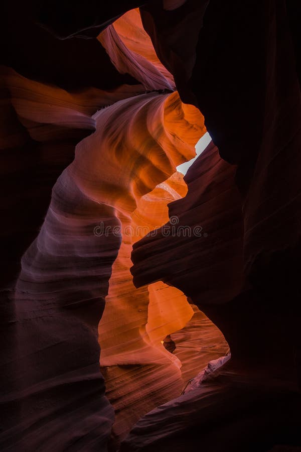 Lion Rock Formation in Lower Antelope Canyon Stock Photo - Image of ...