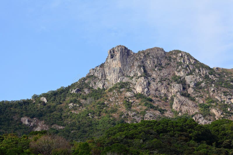 Lion Rock in Hong Kong stock image. Image of lion, spirit - 23681541