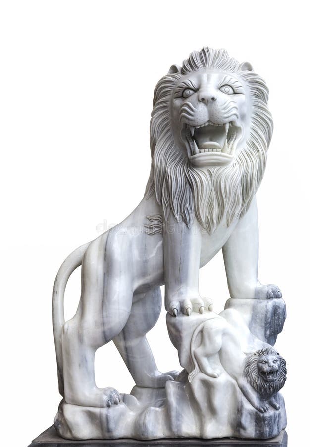 Lion stock photo. Image of royal, sculpture, marble, strong - 56038370