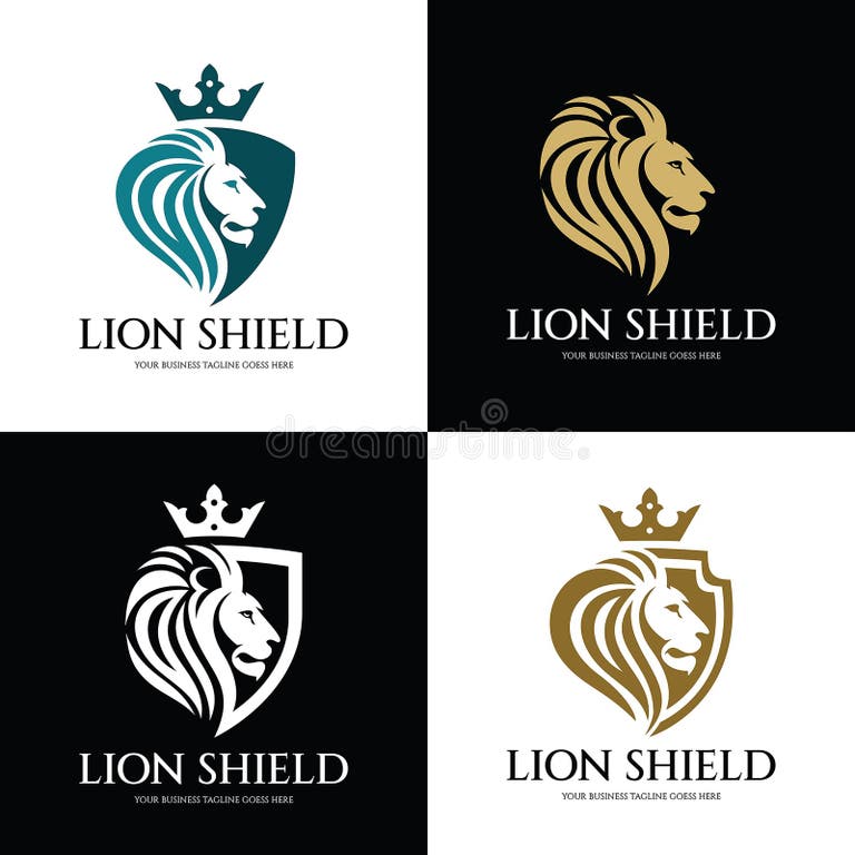 Shield Lion Head Stock Illustrations – 5,165 Shield Lion Head Stock ...