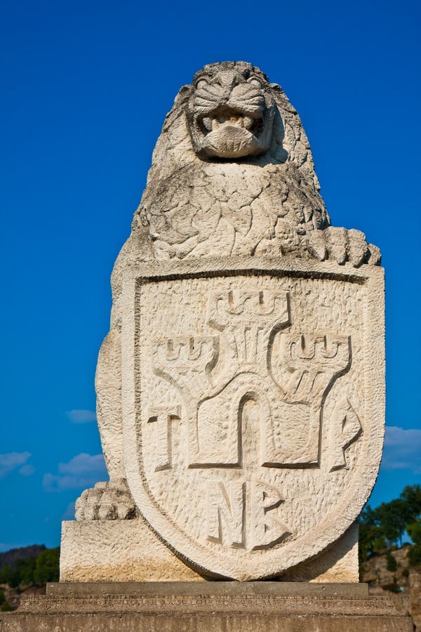 Inca shield stock image. Image of lion, huelva, spain - 4053155