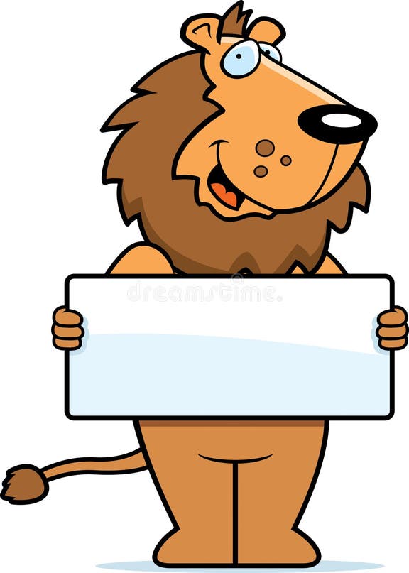 Lion Holding Sign Stock Illustrations – 1,196 Lion Holding Sign Stock ...