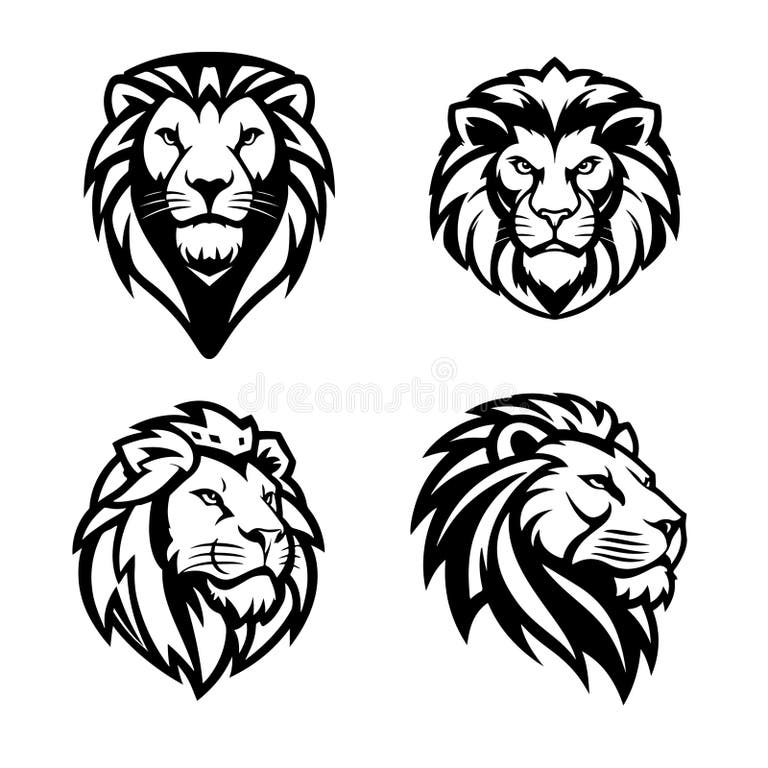 Lion Sign. Design Element for Logo, Label, Emblem, Sign. Stock Vector ...