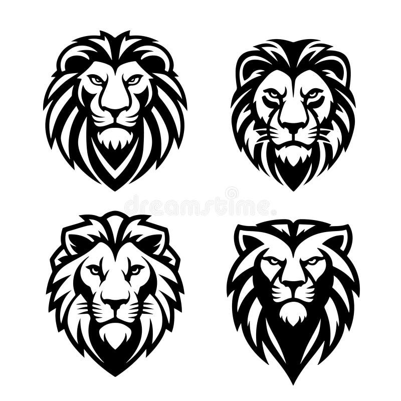 Lion Sign. Design Element for Logo, Label, Emblem, Sign. Stock ...