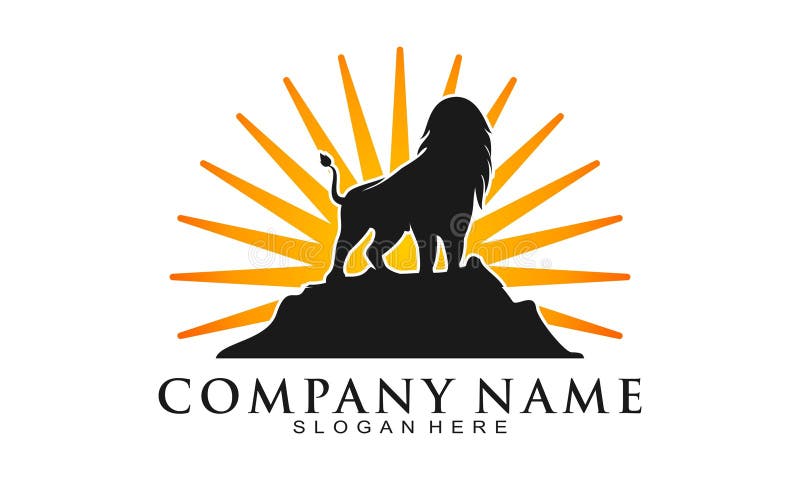 Lion Standing Logo Stock Illustrations – 975 Lion Standing Logo Stock ...