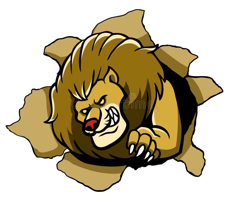 Lion Tearing Stock Illustrations – 91 Lion Tearing Stock Illustrations ...