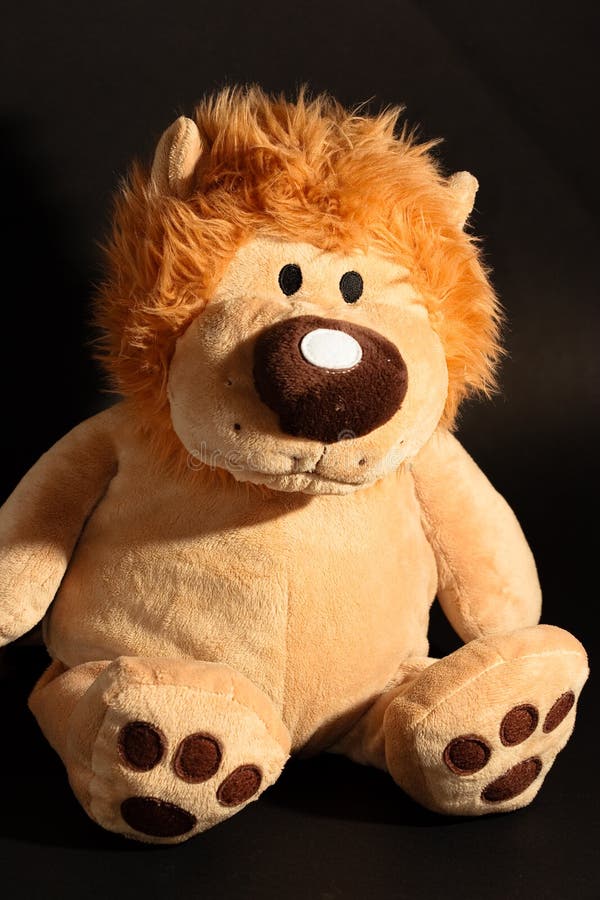 Lion toy. stock image. Image of funny, child, animal, doll - 7623583