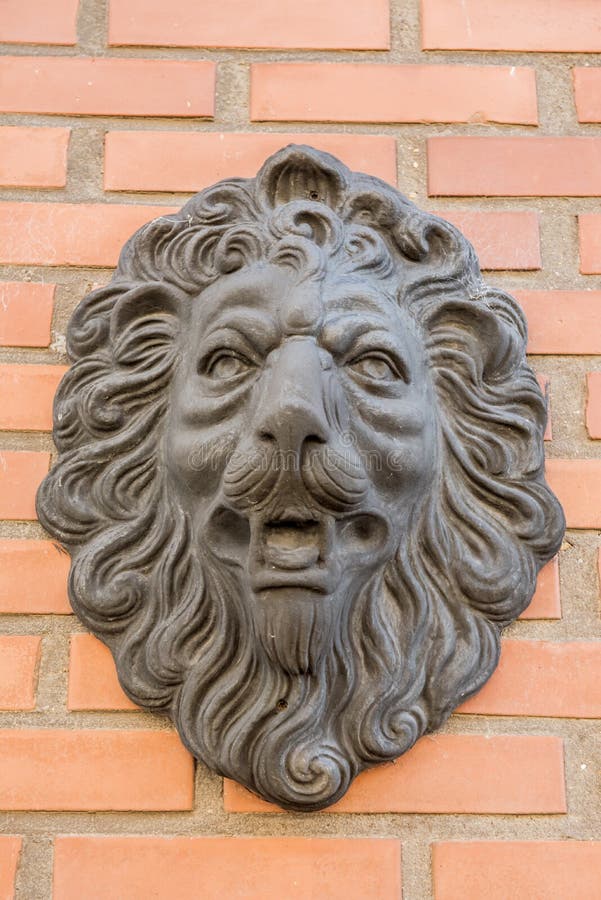 Lion Wall Art Illustration stock image. Image of interior - 319895911