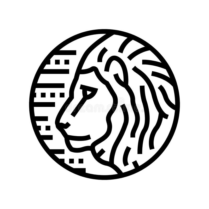 Lion Zodiac Color Icon Vector Illustration Stock Vector - Illustration ... Lion Zodiac Color Icon Vector Illustration Stock Vector - Illustration ...