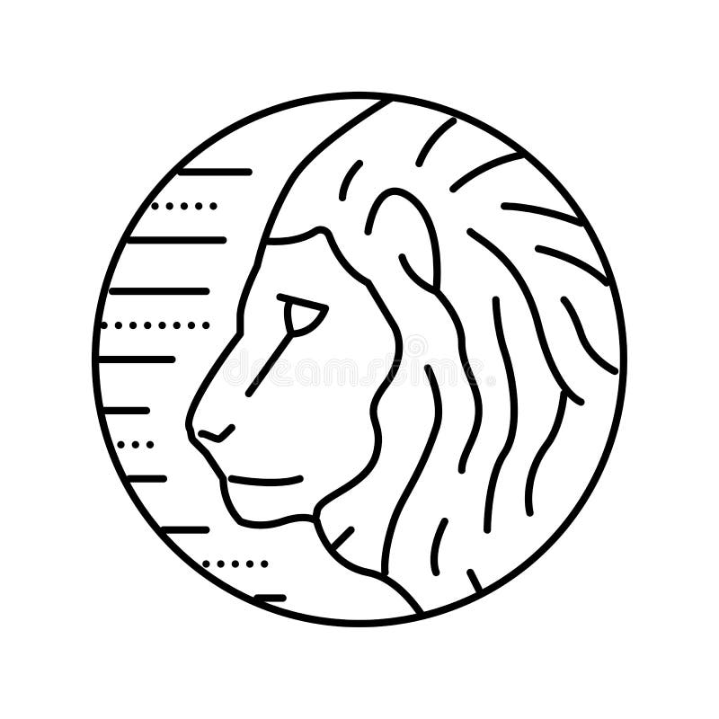 Lion Zodiac Color Icon Vector Illustration Stock Vector - Illustration ... Lion Zodiac Color Icon Vector Illustration Stock Vector - Illustration ...