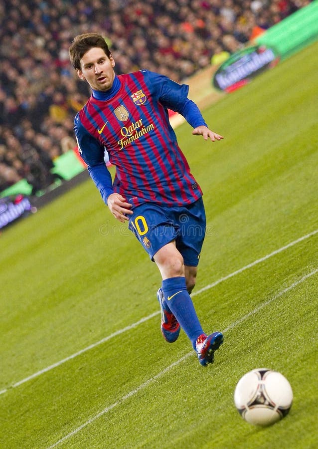 Lionel Messi Van FC Barcelona Redactionele Afbeelding - Image of ...
