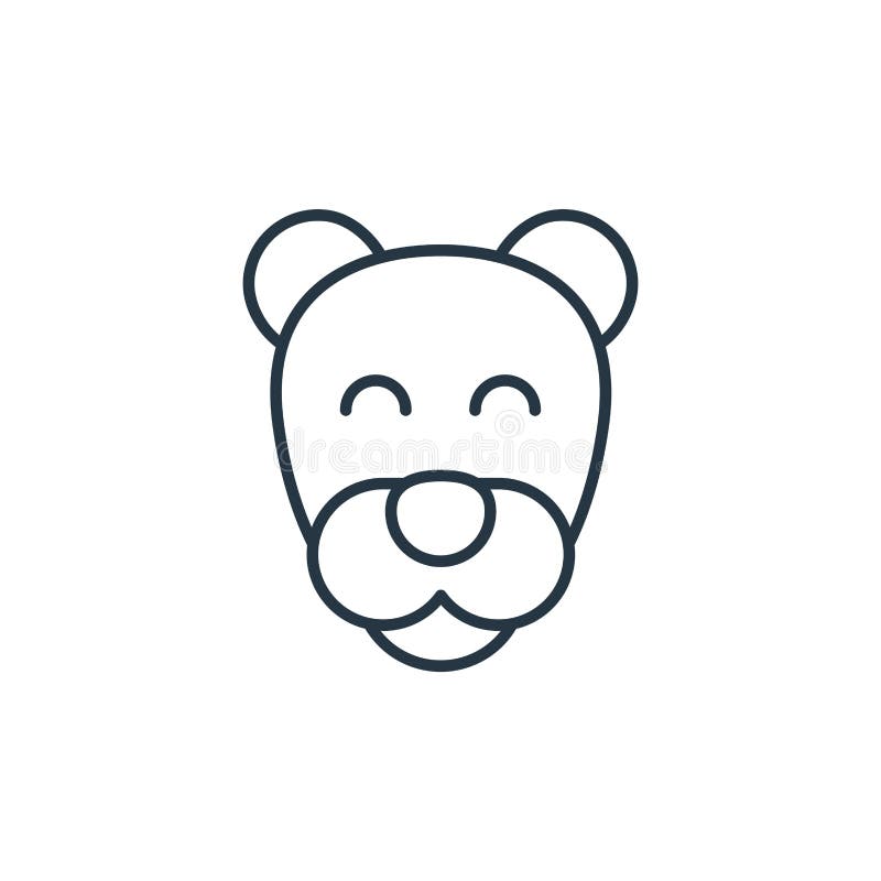 Lioness Icon Vector from Animals Concept. Thin Line Illustration of ...