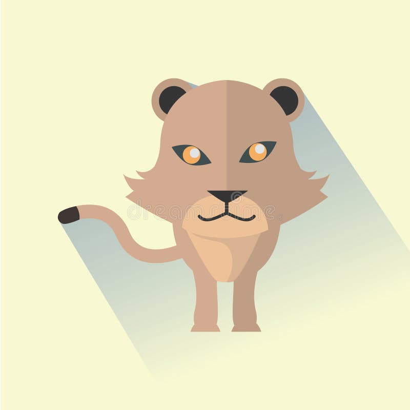 Lioness. Vector Illustration Decorative Design Stock Vector ...