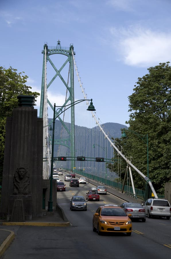 Lions Gate Bridge stock photo. Image of park, pacific - 41215506