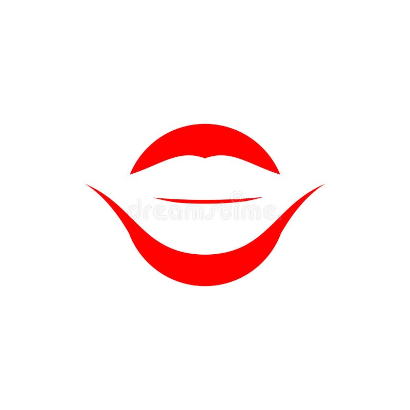 Lip Logo Vector Illustration Design Stock Illustration - Illustration ...