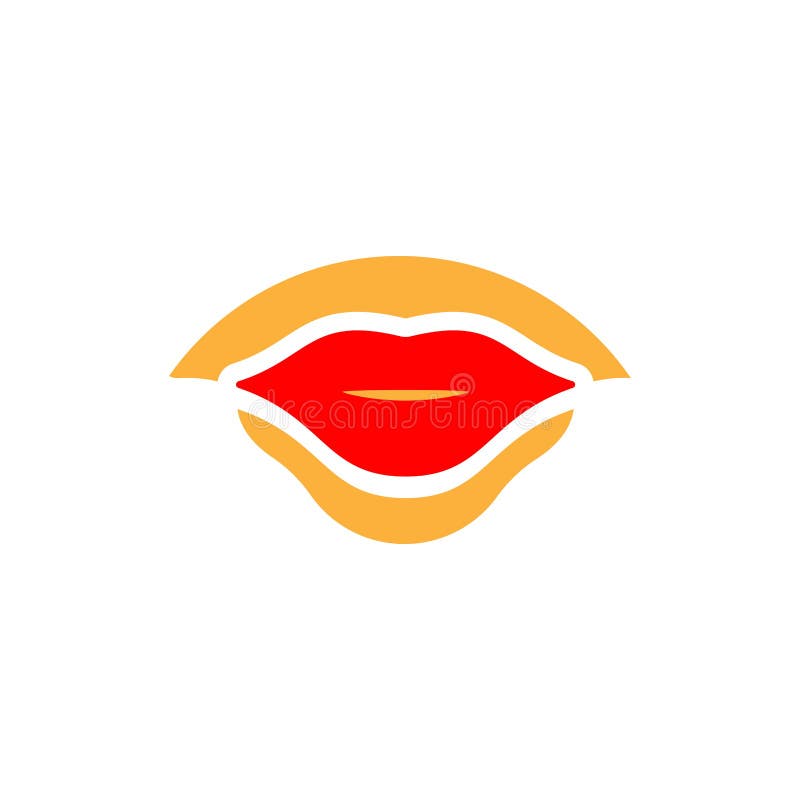 Lip Logo Vector Illustration Design Stock Illustration - Illustration ...