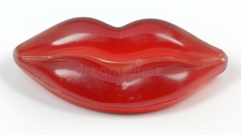 Lip-Shaped Soap: a Seductive Cleanse Stock Image - Image of bath ...