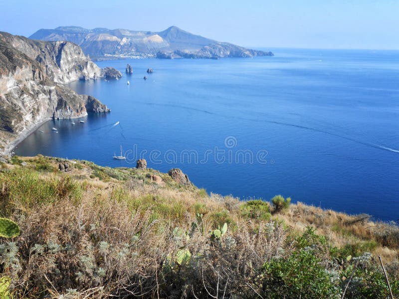 Lipari island,Sicily,Italy stock image. Image of italy - 48094271