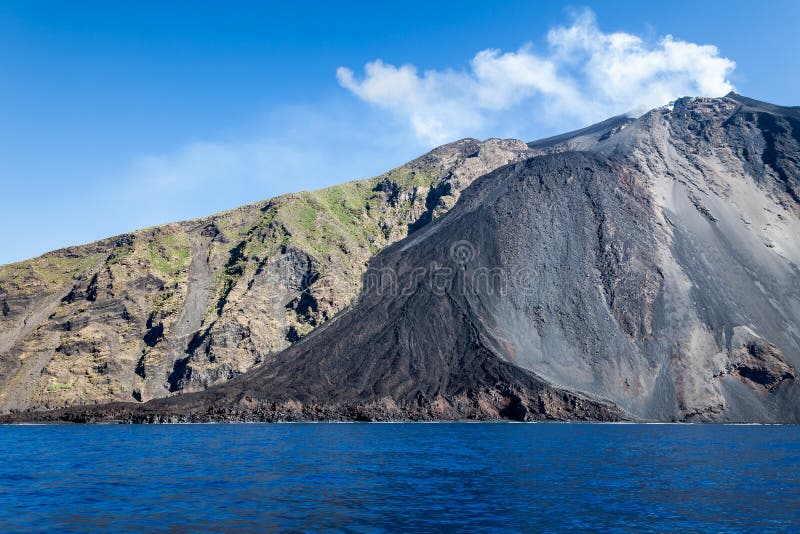 Lipari Islands stock photo. Image of cloud, rock, panarea - 35142860