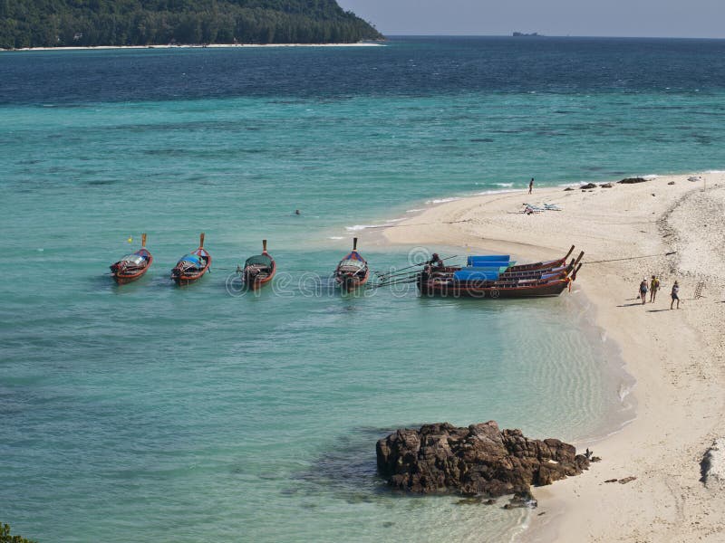 Lipe island, Thailand stock image. Image of tour, blue - 28072645