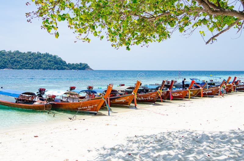 Lipe island Thailand editorial stock photo. Image of national - 77872993