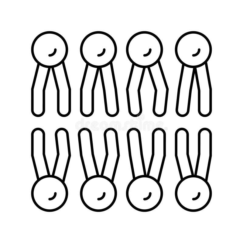 Lipid Membrane Biochemistry Line Icon Vector Illustration Иллюстрация ...
