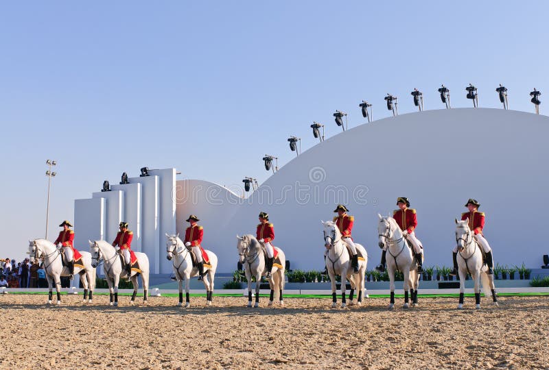 Lipizzan Stallions show editorial stock image. Image of east - 17760639
