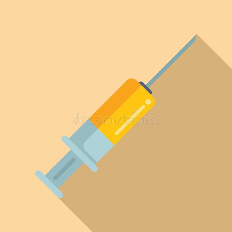 Liposuction Syringe Injection Icon Flat Vector. Loss Weight Stock ...