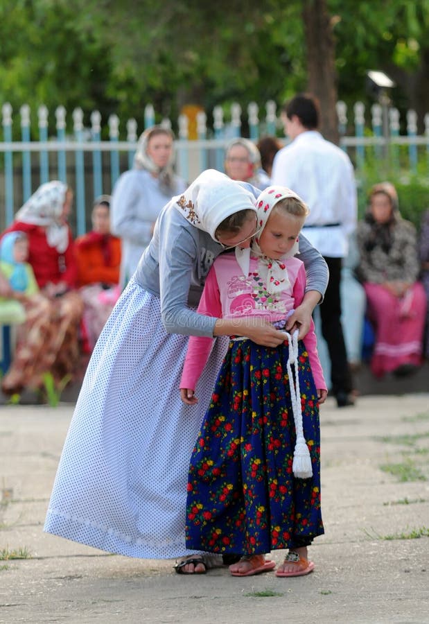 Russian-lipovans girls editorial image. Image of sarichioi - 11585385