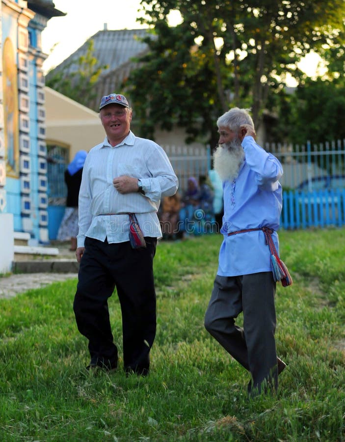 Lipovans Ethnique, Sarichioi, Roumanie Image stock - Image du costume ...