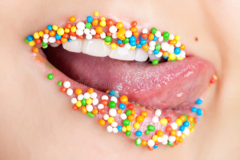 Sweet lips stock image. Image of glamour, sweet, lips - 8681657