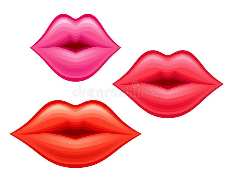 Kissing Lips Stock Illustrations – 3,423 Kissing Lips Stock ...