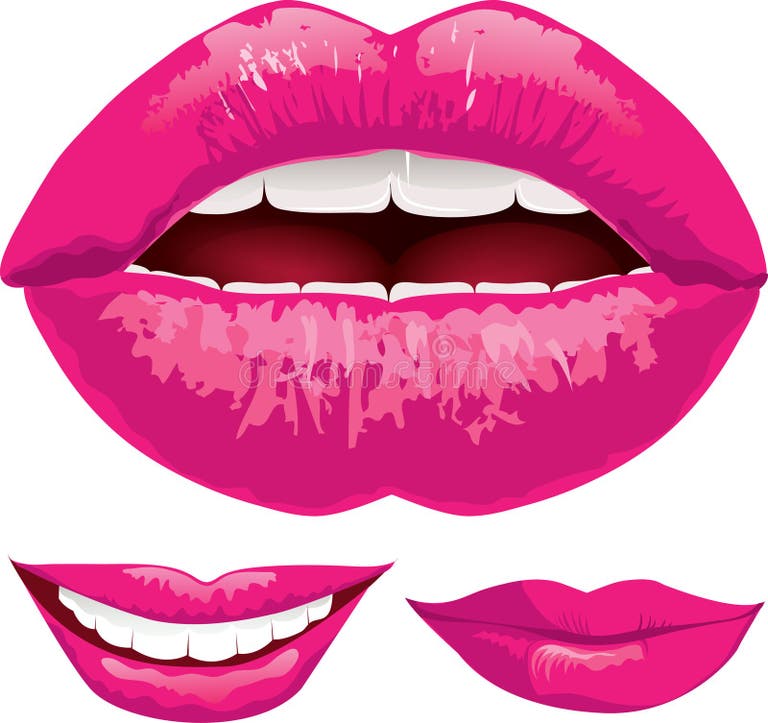 Laughing Red Lips Stock Illustrations – 452 Laughing Red Lips Stock ...