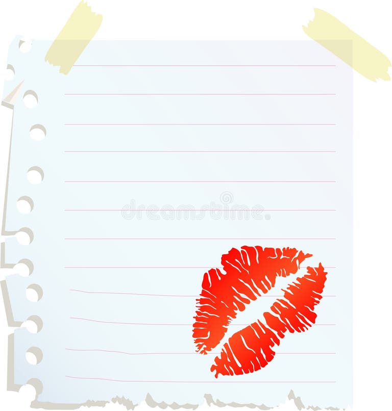 Lipstick Writing Stock Illustrations – 471 Lipstick Writing Stock ...