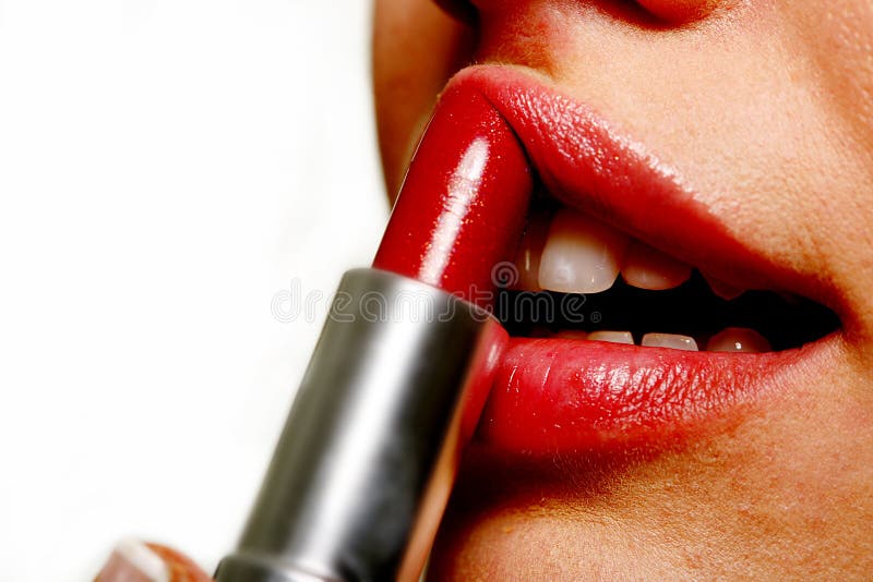 Red lipstick stock photo. Image of cosmetic, woman, lips - 4459960
